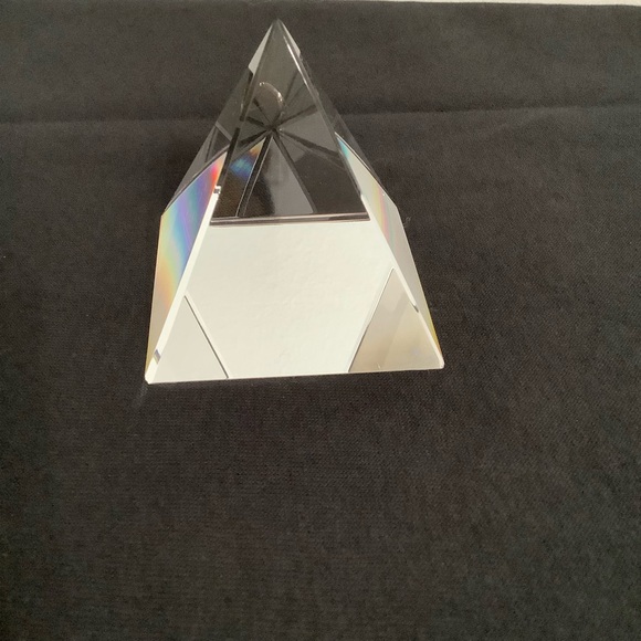 Prizzmatic | Accents | Transparent Crystal Prism Pyramid Decor 25 ...